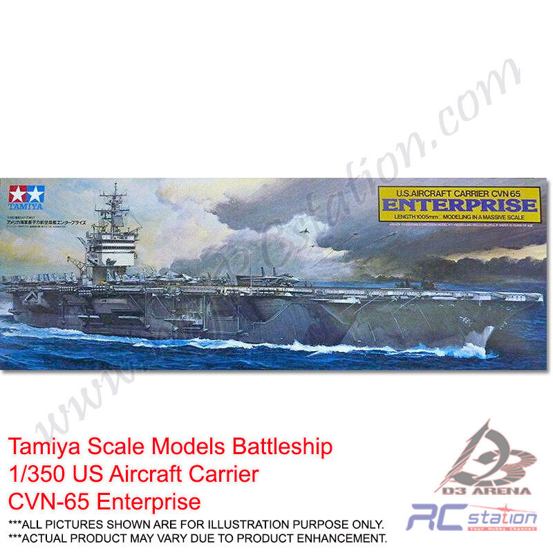 Tamiya Scale Models Battleship #78007 - 1/350 US Aircraft Carrier CVN ...
