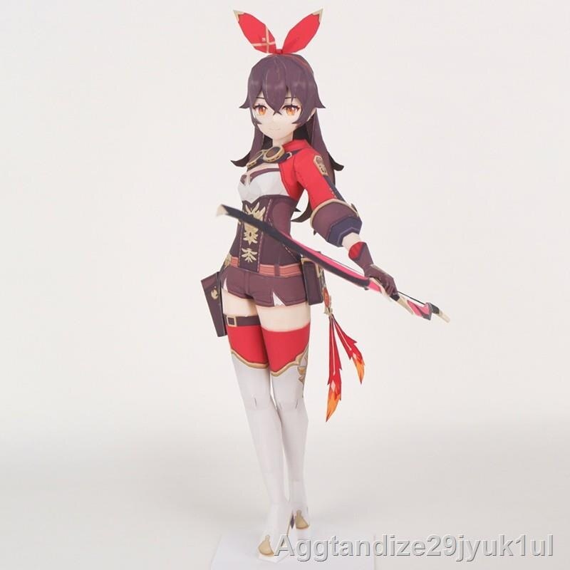 Genshin impact figures papercraft paper figure genshin impact Ganyu ...