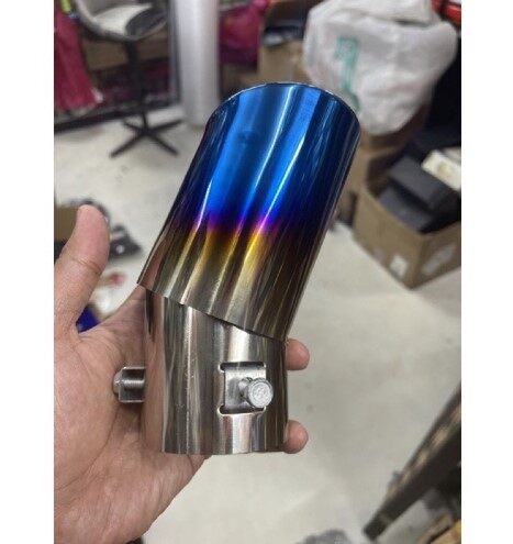 Exhaust tip ekzos tip titanium plug and play myvi axia alza | Lazada