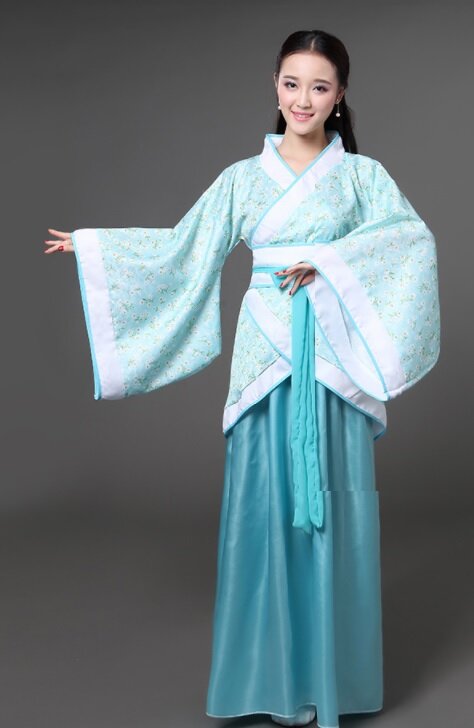 Chinese Traditional Dance Costume Hanfu Traditional Clothing San Zi ...