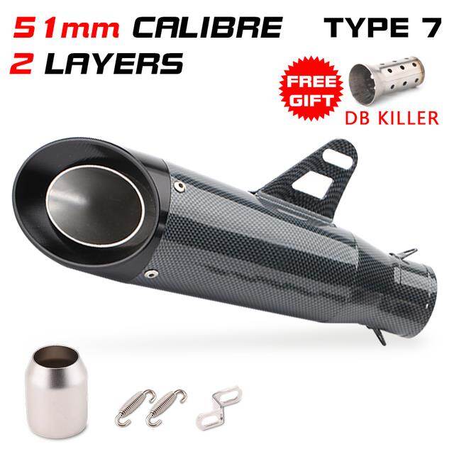 Universal Motorcross Exhaust Pipe Modified Escape Moto Motorcycle ...