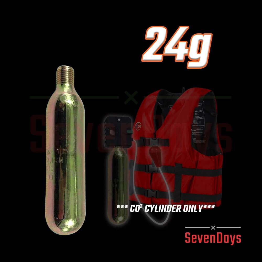 Life Jacket CO2 Refill Cylinder 17g/24g/33g Water Soluble Tablets ...