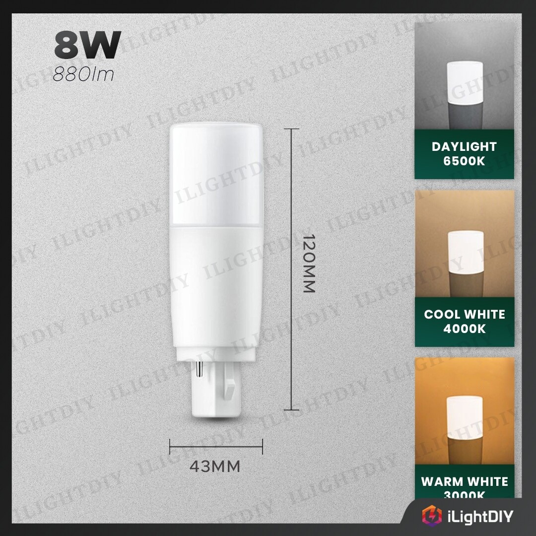 8W/13W PLC(G24D-2PIN) LED STICK BULB | Lazada