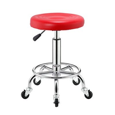 Round Stool With Wheel/Soft Cushion Round Stool/Bar Chair/Counter Chair ...