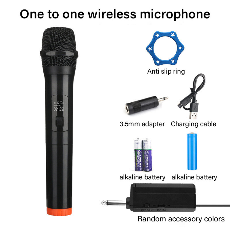 V601/V602 Professional Wireless Microphone Wireless Microphone Dual ...