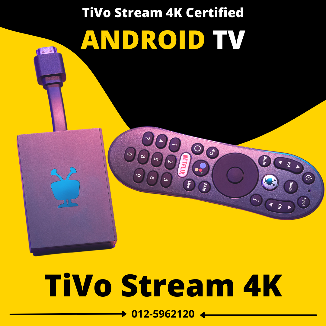 TIVO Stream 4K -𝟏 𝐘𝐄𝐀𝐑 𝐖𝐀𝐑𝐑𝐀𝐍𝐓𝐘- Certified Android TV with Dolby Vision ...