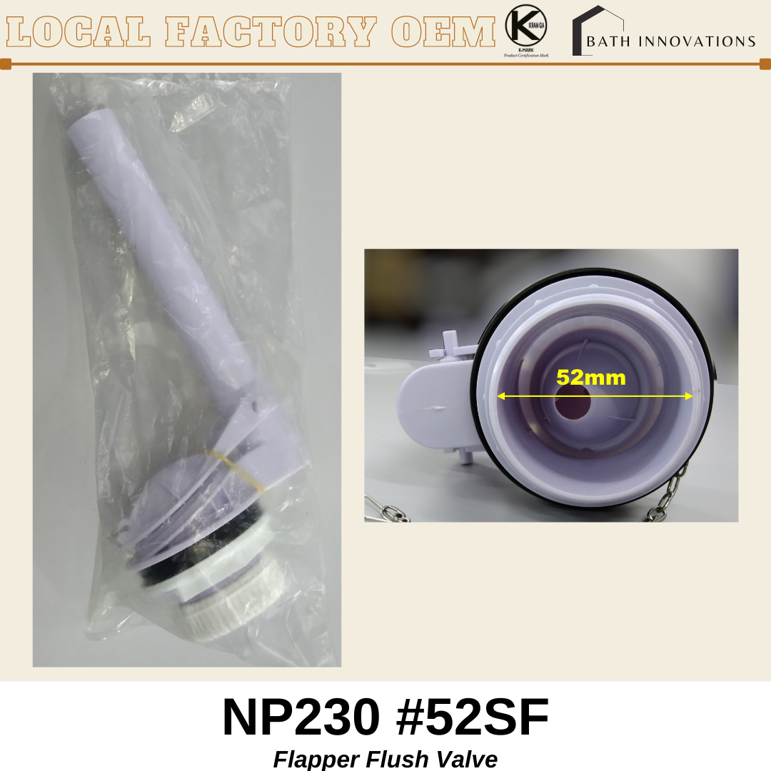 Flapper Flush Valve NP230 #40SF / NP230 #52SF | Lazada