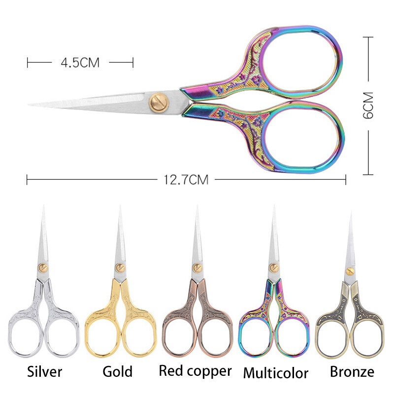 yurongfx Vintage Thread Scissor Tools Stainless Steel Sewing Fabric ...