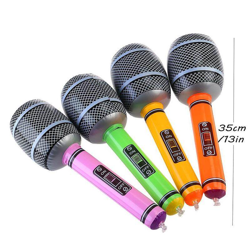 12Pcs Inflatable Guitar Saxophone Microphone Balloons Fun Musical ...