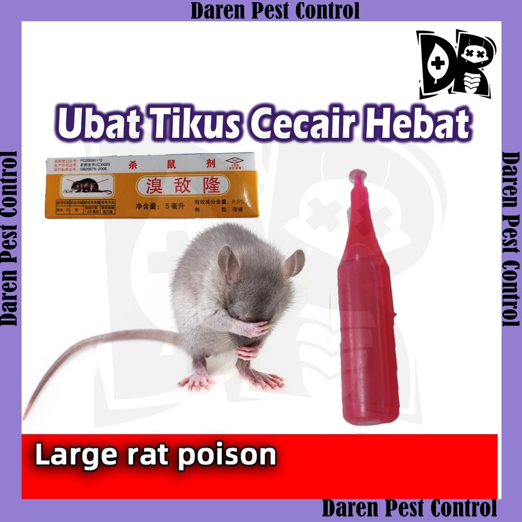 Racun tikus paling kuat 海珍鼠药王 mice poison ubat tikus | Lazada