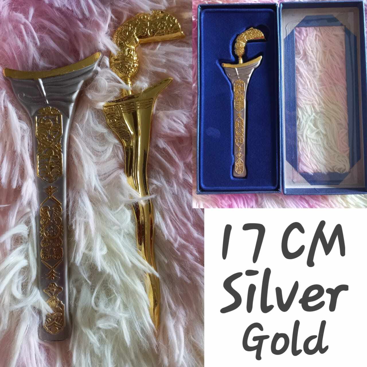 Keris Malaysia Traditonal Replika Weapon Tanah Melayu Gift Gold ...
