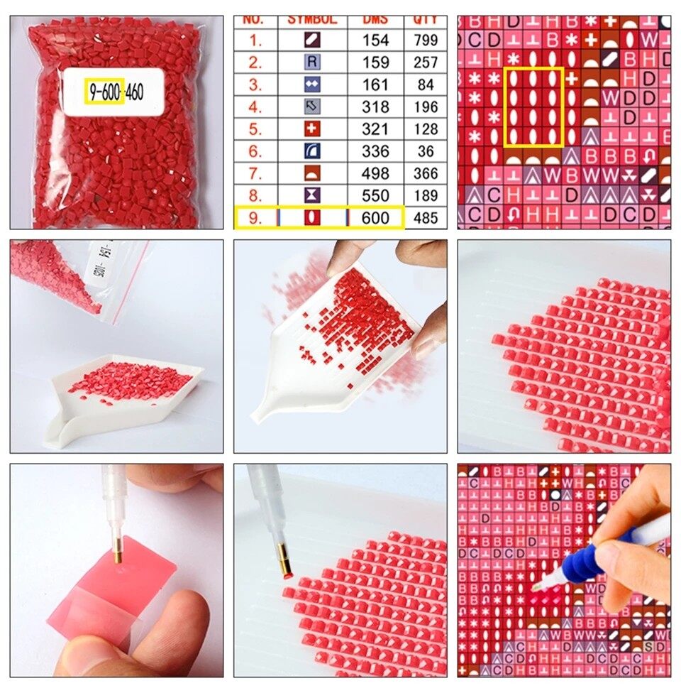 DIY 5D Diamond Painting by Number Kit for Adult by Paint with Full ...