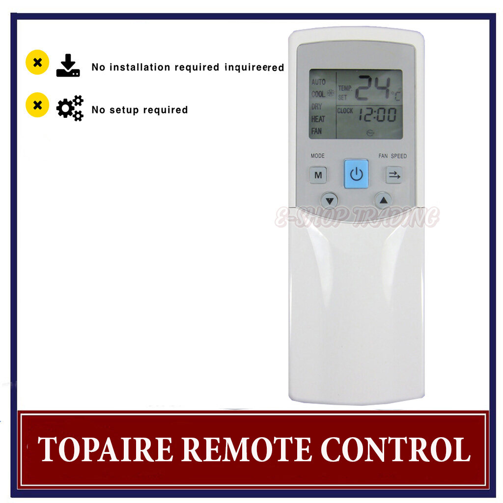 TCS 20 F TOPAIRE AIRCONDITIONING REMOTE CONTROL | Lazada