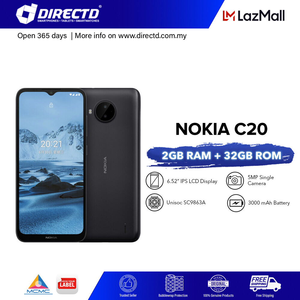Nokia C20 Price in Malaysia & Specs - RM329 | TechNave