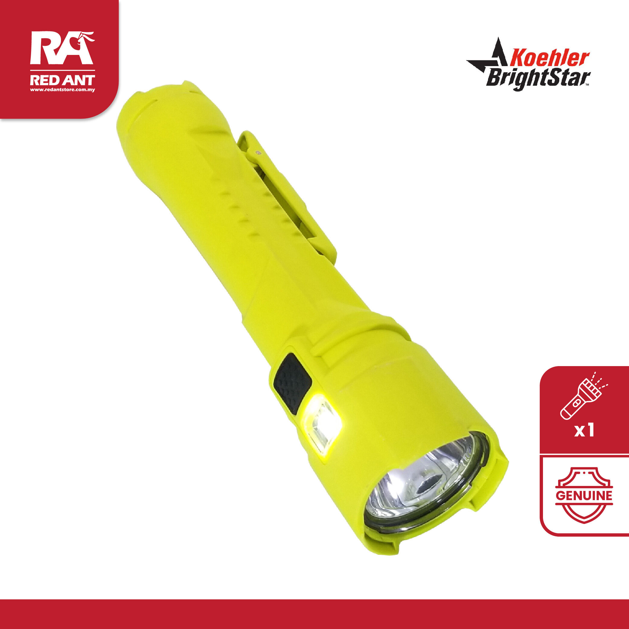 Koehler BrightStar™ WorkSAFE Intrinsic 60170 FSL Razor LED Flashlight ...
