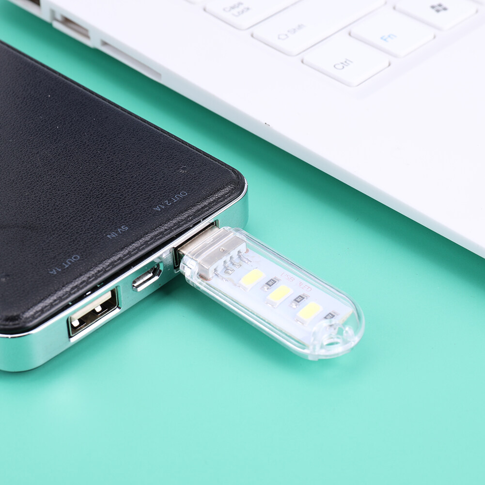 [winnereco]ไฟกลางคืน USB แบบพกพา U Disk Lamp 3LED 8LED Mini อ่านหนังสือไฟตั้งแคมป์ - MixASale