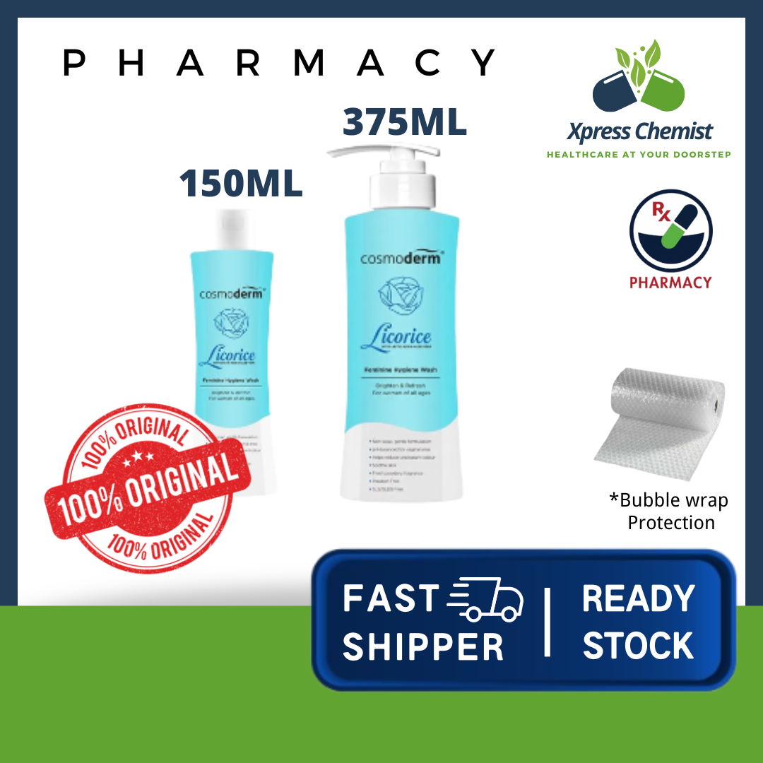 COSMODERM SOOTHING / LICORICE FEMININE HYGIENE WASH 150ML | 375ML | Lazada