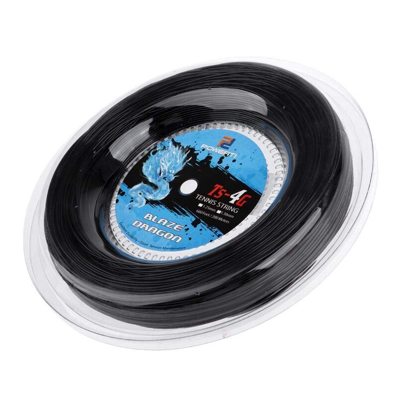 Powerti Tennis String 4G Polyester Training Racket String 200M Reel Gym ...