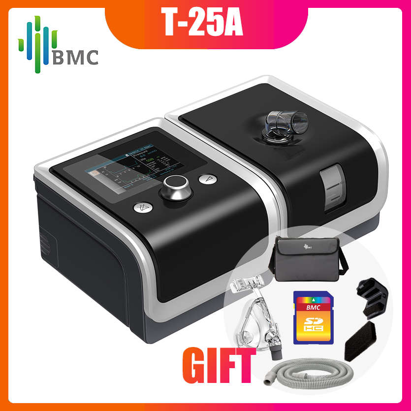 BMC GII BPAP T-25A Bi-level CPAP BPAP with FM2 Snoring Apnea COPD ...