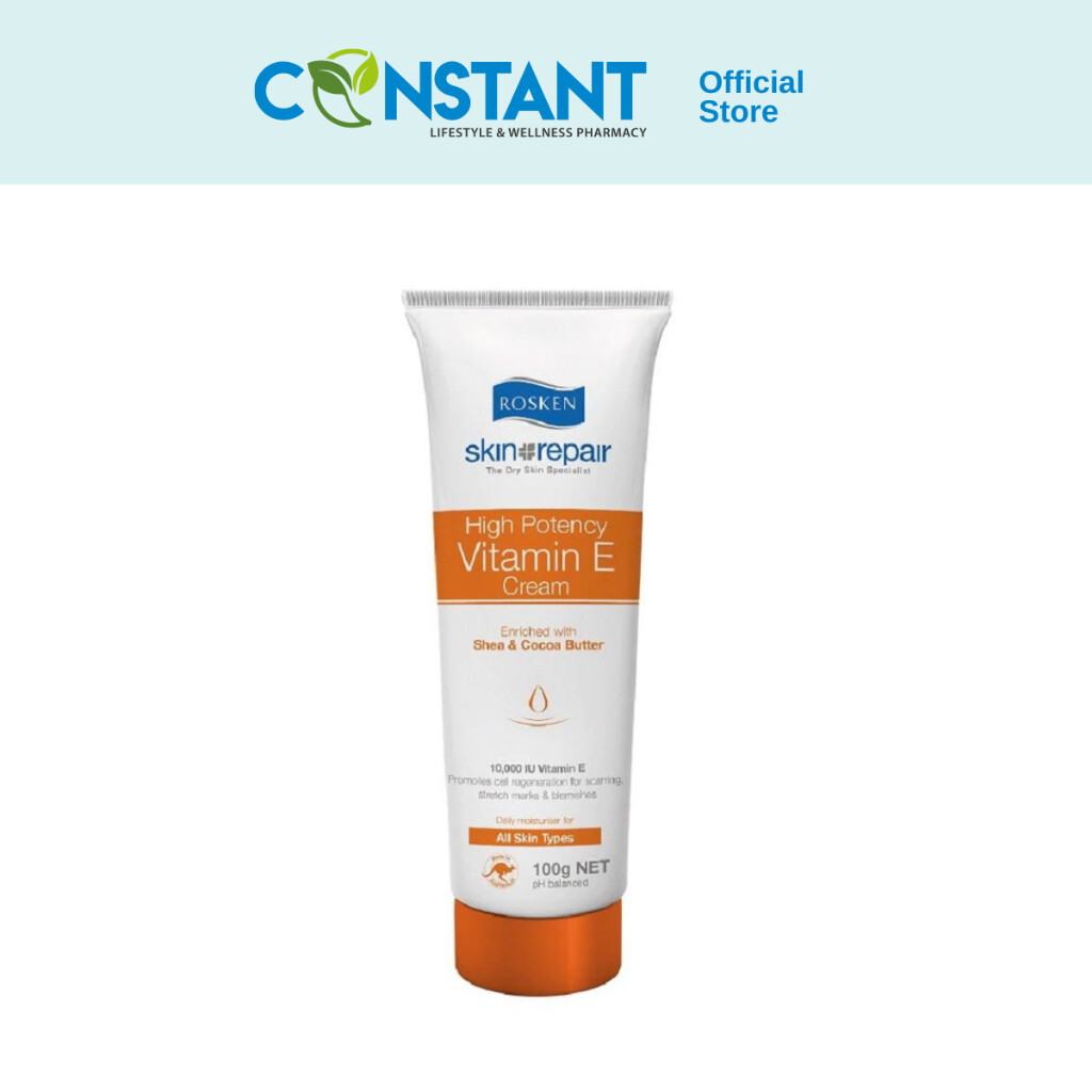 Rosken High Potency Vitamin E Cream (100g) | Lazada