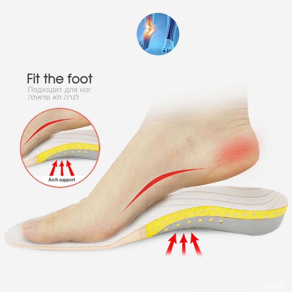 Orthotic Insole Arch Support PVC Flat Foot Health Shoe Sole Pad insoles ...