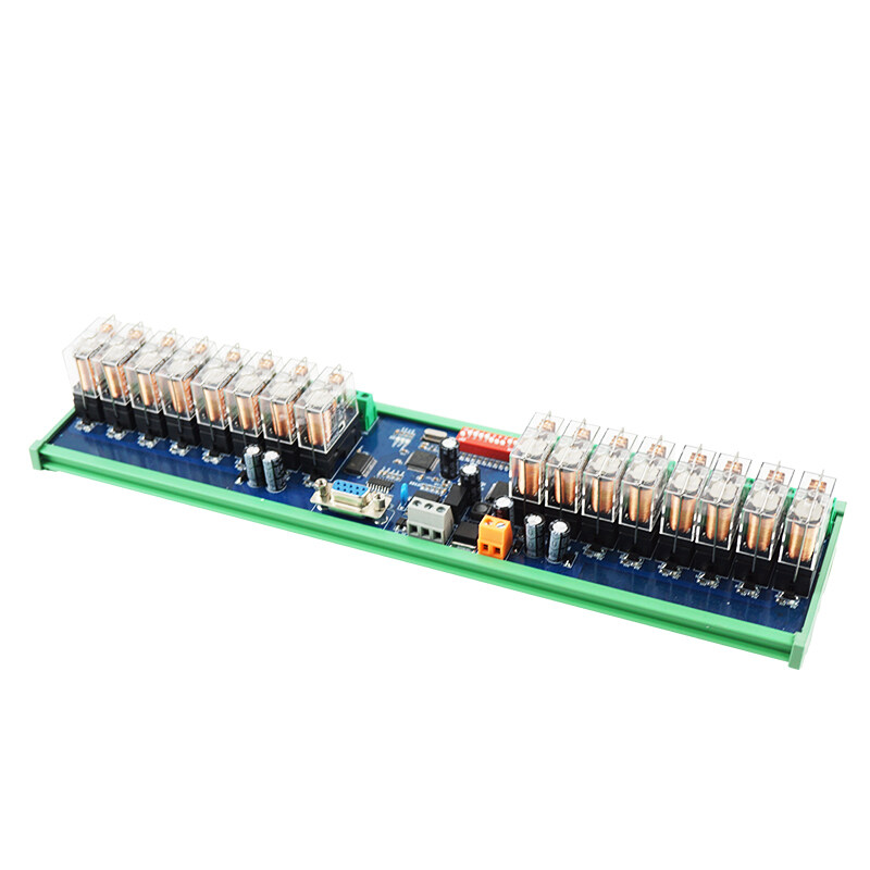 Huaqingjun 16-Channel RS485 232 Communication Relay Module RS485 Modbus ...