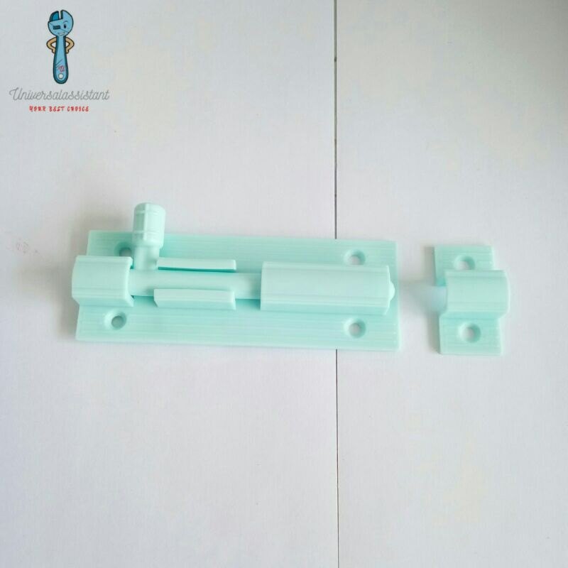 【Wiraplas】PVC Quality Plastic PVC Door Bolt | Toilet Door Lock | Selat ...