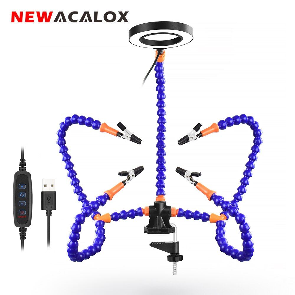 Table Clamp Soldering Helping Hand Third Hand Tool Soldering Station ...