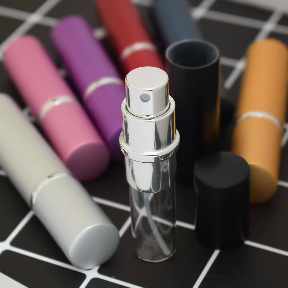 5ML Bottle Perfume Spray Containers Cosmetic Empty Refillable Aluminum ...