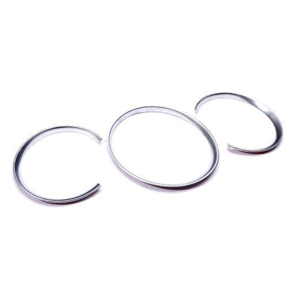 3ชิ้นวงกลมวงกลมแดชบอร์ดปรับแหวนใหม่อุปกรณ์มันวาว | Lazada.co.th