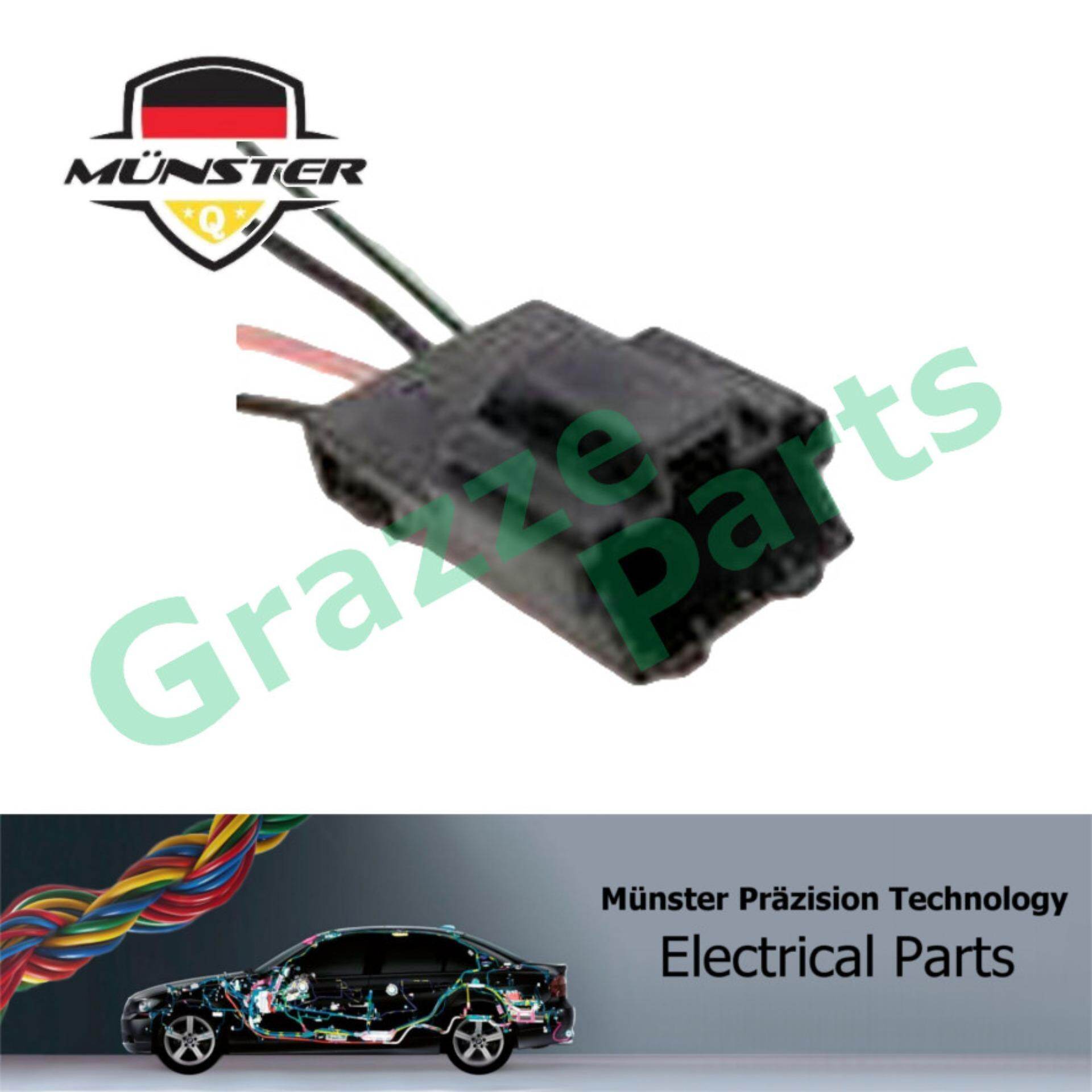 Münster 4-Pin Oxygen Rear Sensor Socket (Positive) MQ017 Proton Waja ...