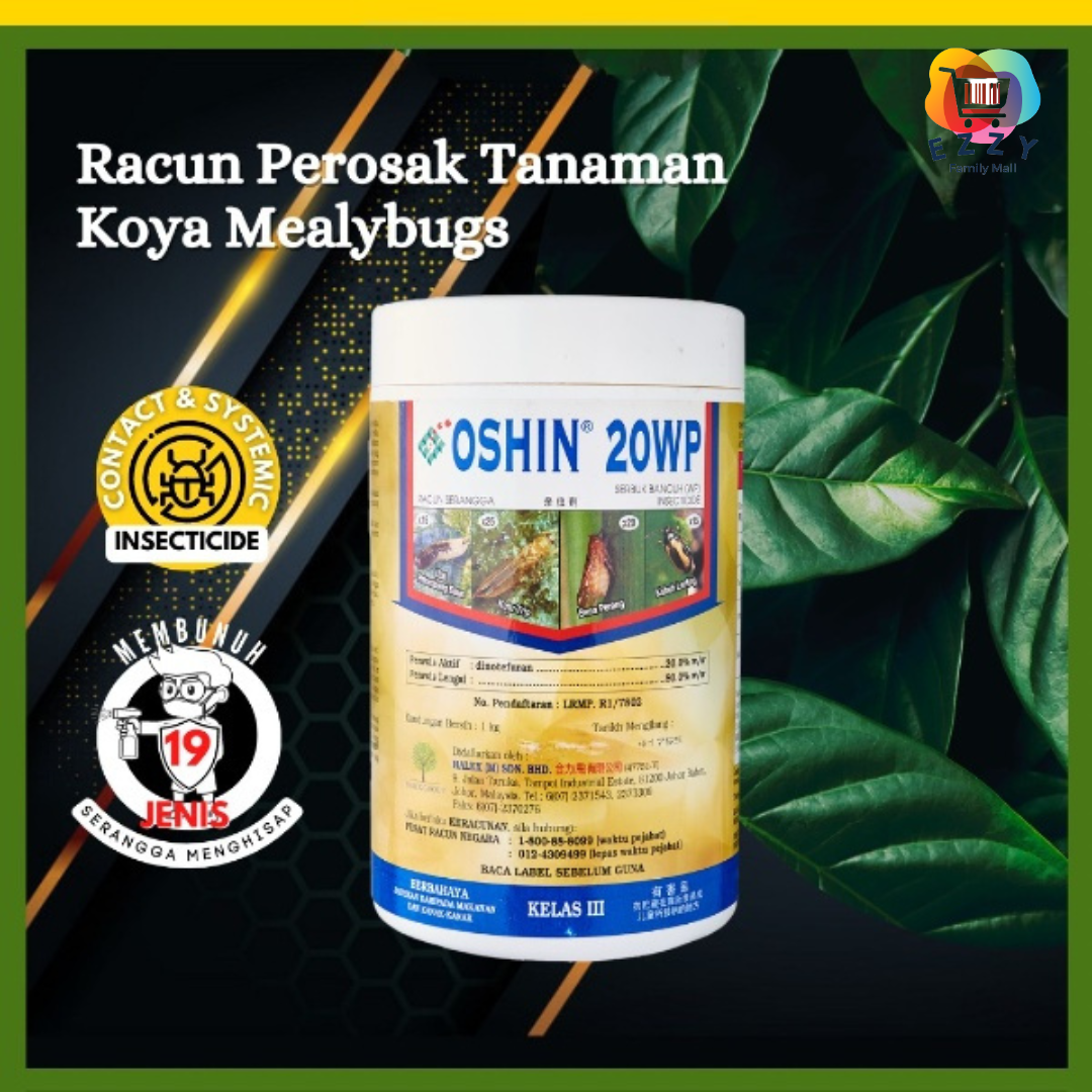 Oshin 20WP (Dinotefuran 20%) Plant Pesticide for 19 Types of Insects ...