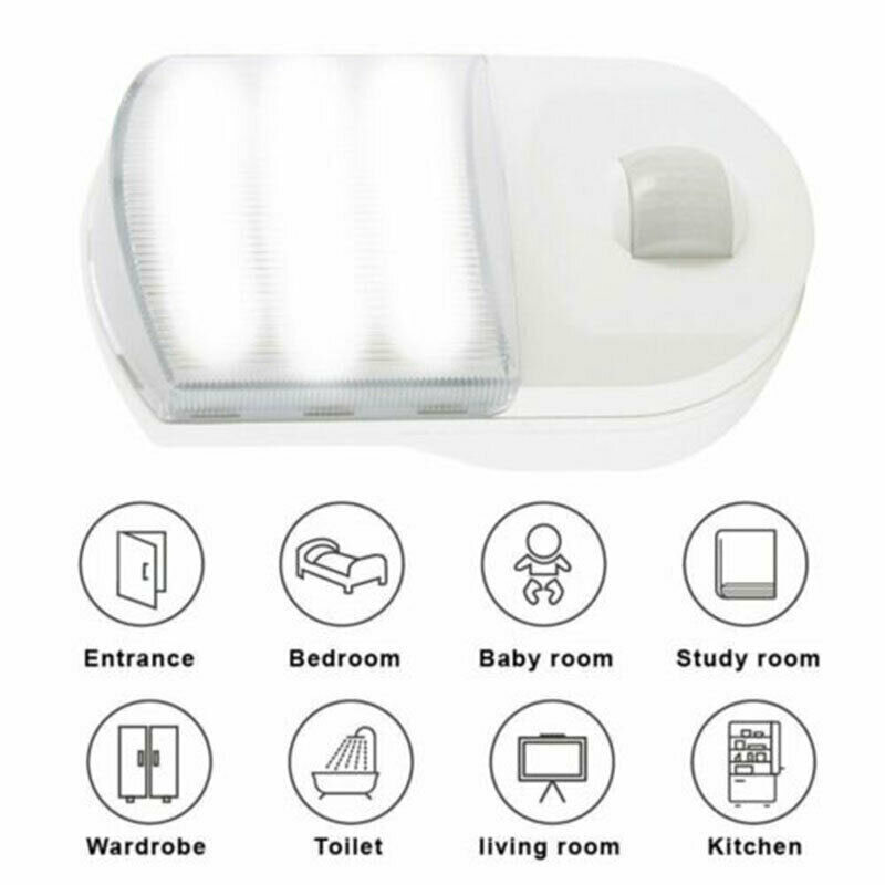 Acxel 1ชิ้น LED PIR เซนเซอร์ตรวจจับการเคลื่อนไหวไฟกลางคืนปลั๊กในร่มผนัง ...