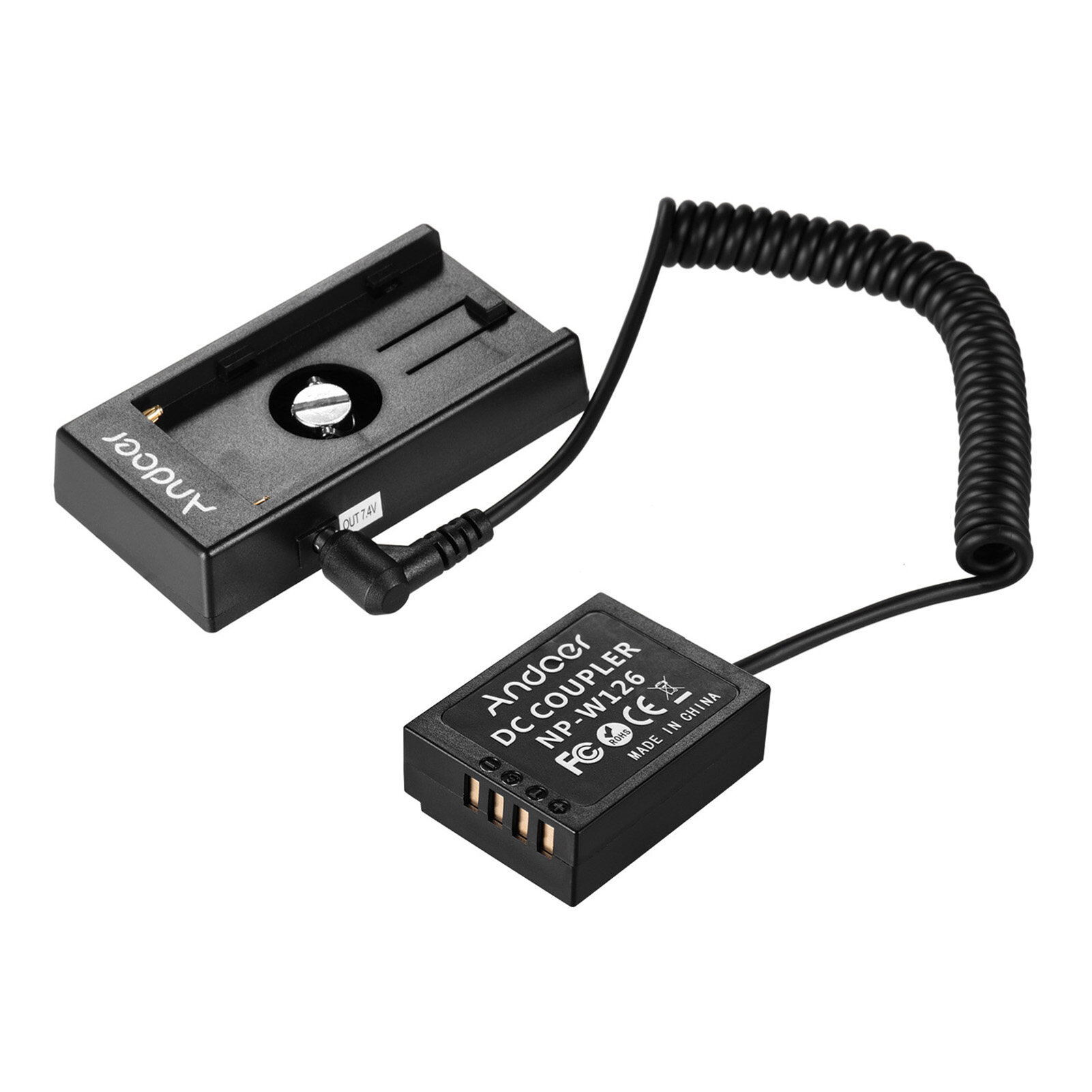 Andoer EN-EL15 Dummy Battery USB-C Coupler Adapter MH-25 Dummy Battery ...