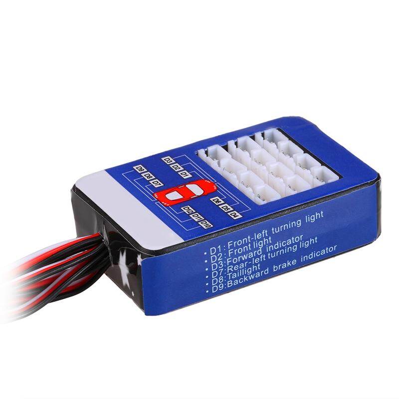 12 LED Lighting Kit Steering Brake Simulation Flash Light for 1/10 ...