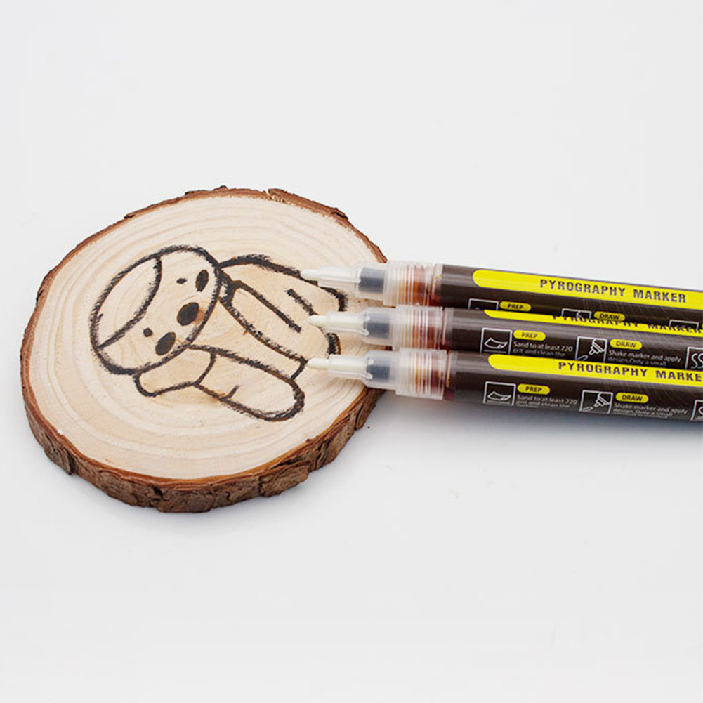 Pyrography เปลี่ยนสารเคมี Woodburning สำหรับอุปกรณ์โครงงาน DIY ศิลปะ ...