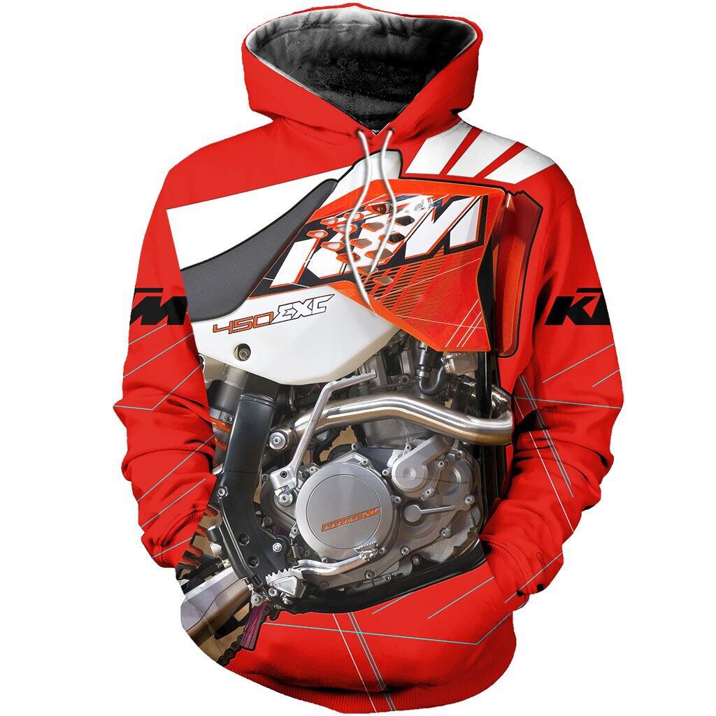 Cool KTM 450 Exc 3D All Over Printing clothing new fashion unisex casual sweatshirt for man and ...