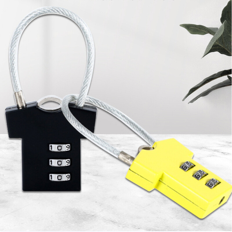 Heavy-duty Padlock Portable Travel Security Lock Mini Box Padlock Steel ...