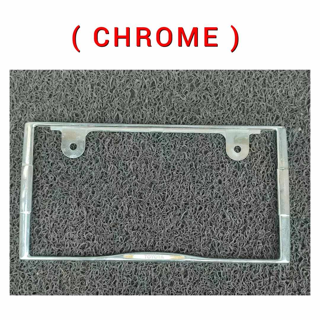 🇯🇵🇯🇵 Toyota Frame Plate ( Chrome / Dark Grey ) / Car Number Plat ...