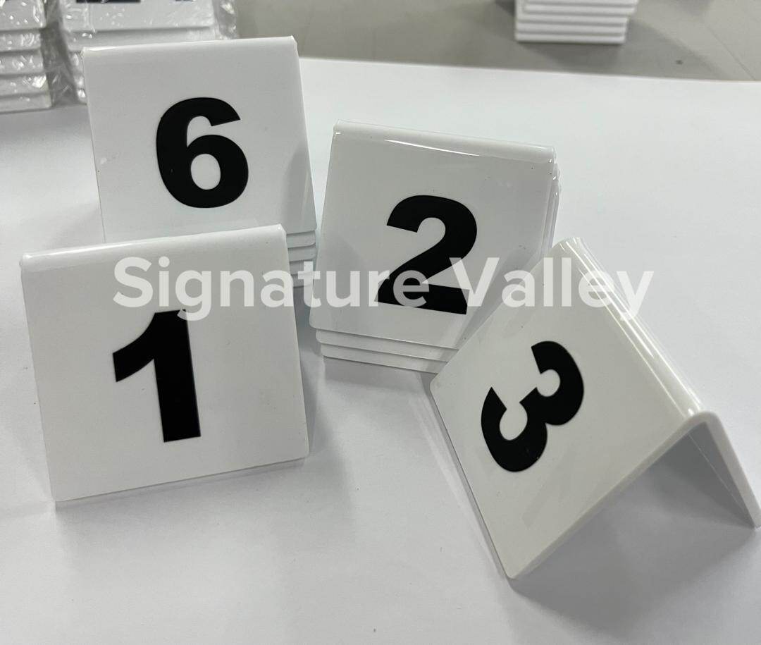 Table Numbers (V Shape) | Lazada