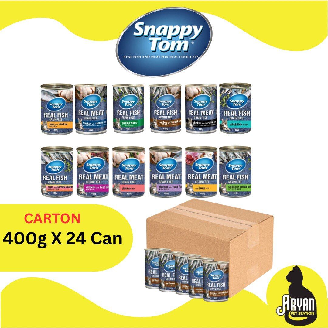 (400g) Snappy Tom Classic Canned (24 Canned Carton) | Lazada