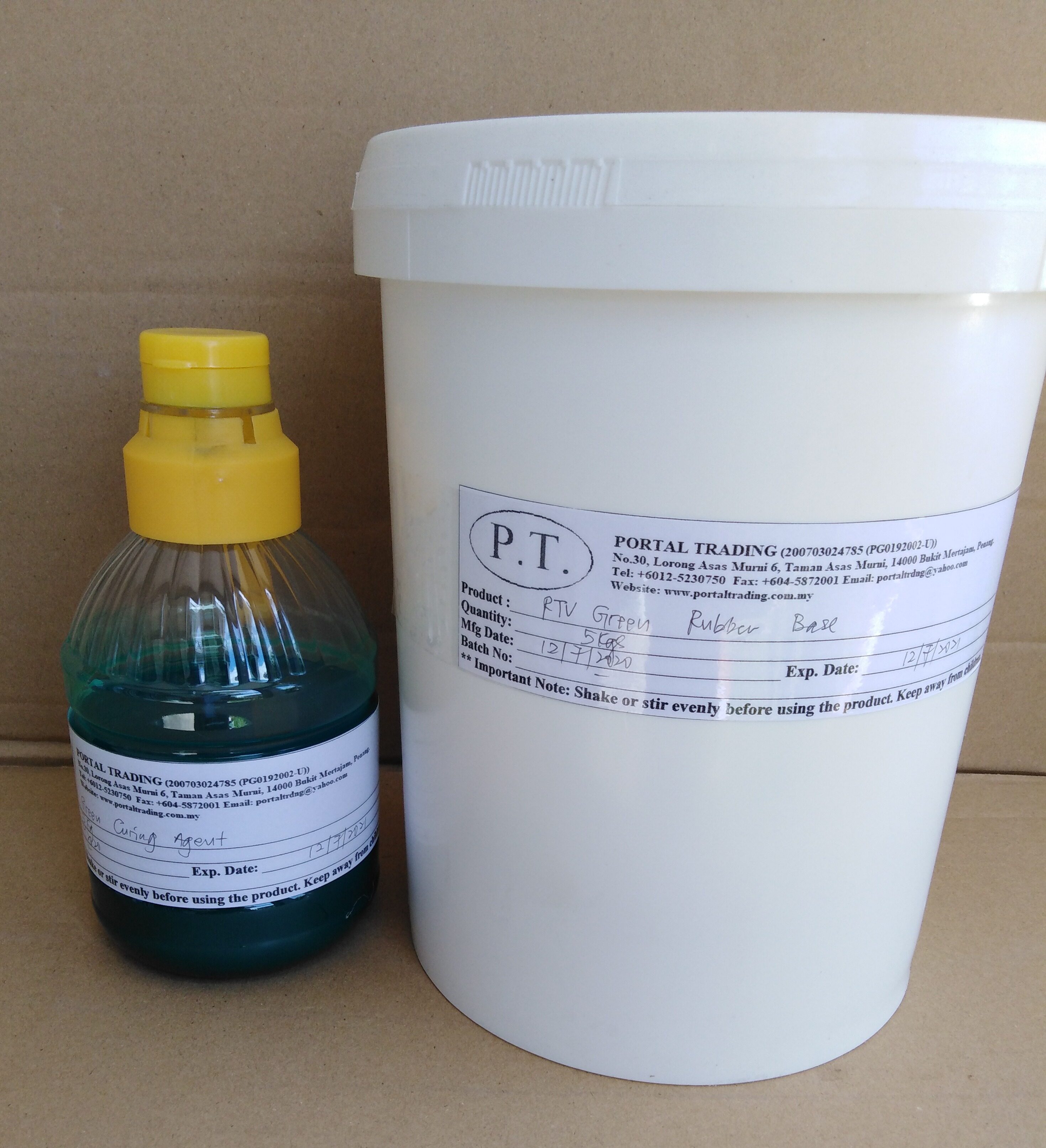 RTV Green Rubber Kit (High Performance Liquid Silicone Rubber) | Lazada