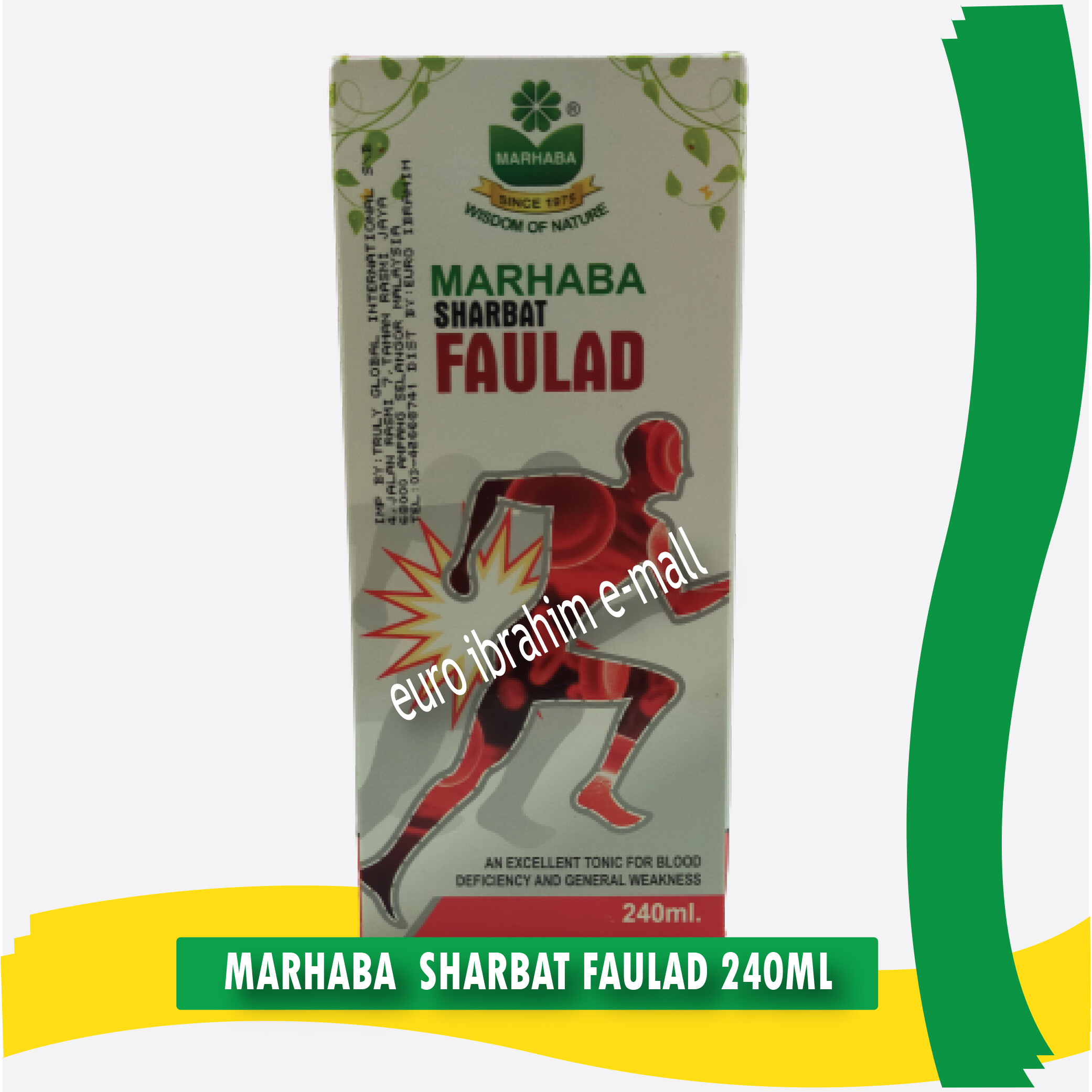 Marhaba Faulad Syrup 240ml | Lazada