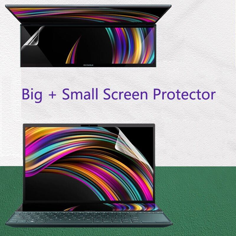 Anti Glare Scratch Cover Whole Screen + Small Screen Protector For ASUS ...