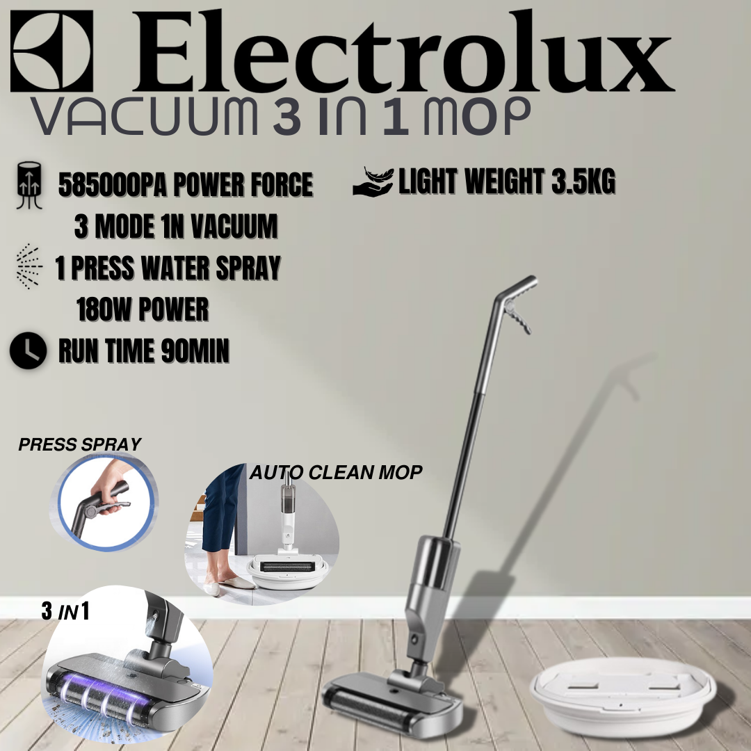 𝐍𝐄𝐖 𝐈𝐍 𝐒𝐓𝐎𝐂𝐊 3 IN1 MOP VACUUM XM001 Cordless Mopping Vacuum Handheld 3 ...