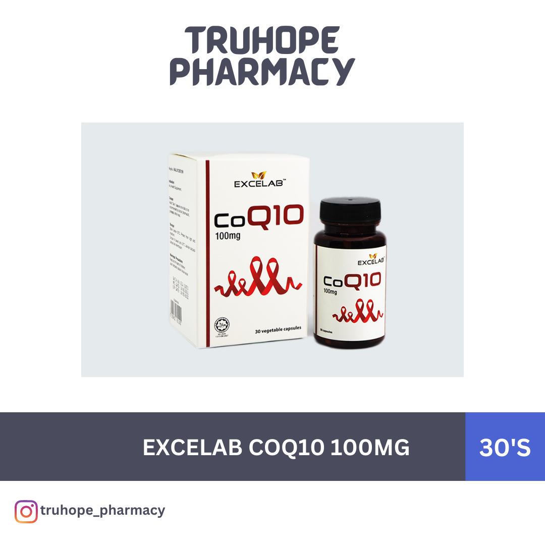 EXCELAB COQ10 100MG 30'S | Lazada