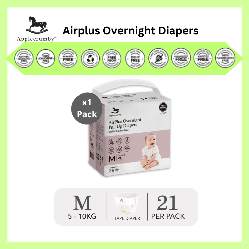 [Buy 2 FOC 1 Hoppi 7s Wipes] Applecrumby™ Chlorine-Free Premium ...