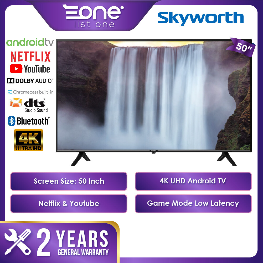 【24H Ship Out】Skyworth 65 Inch 4K UHD Android TV 65SUC6500 | Youtube ...