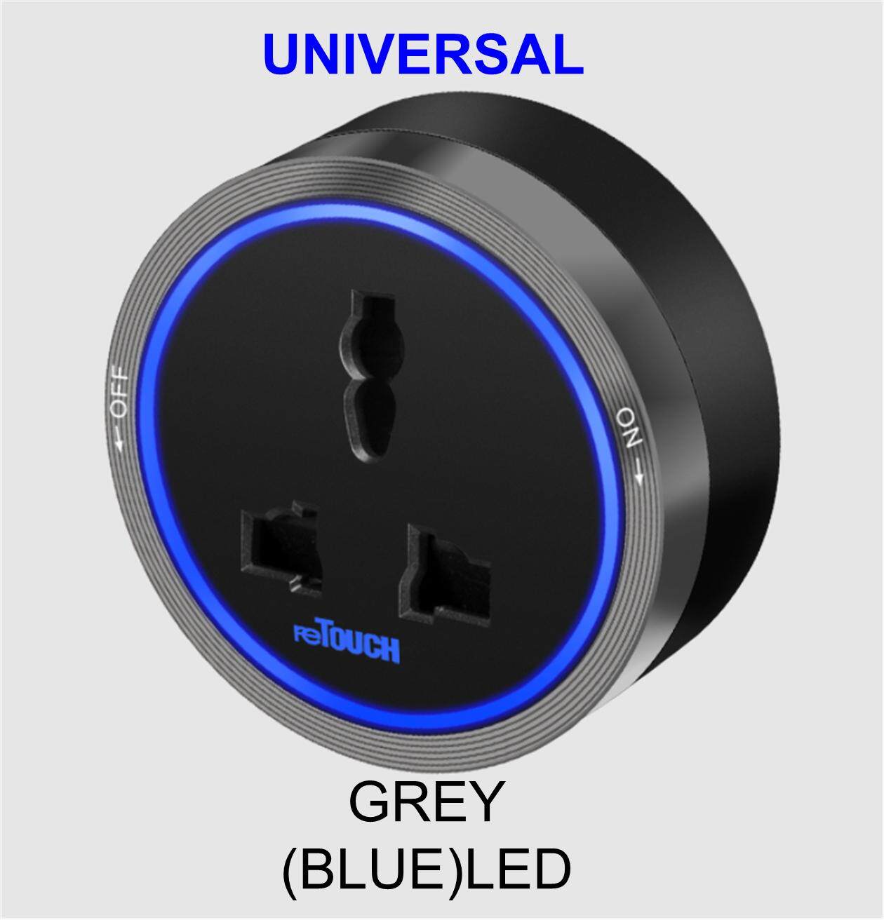 RETOUCH POWER TRACK SOCKET SWITCH 32A Power / 13A FLAT PIN & UNIVERSAL ...