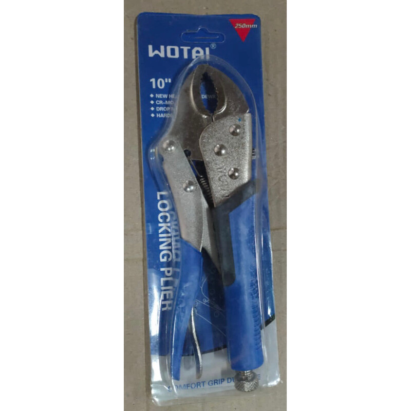 10" (250MM) Heavy Duty Locking Plier Curved Jaw Locking Type Torque ...